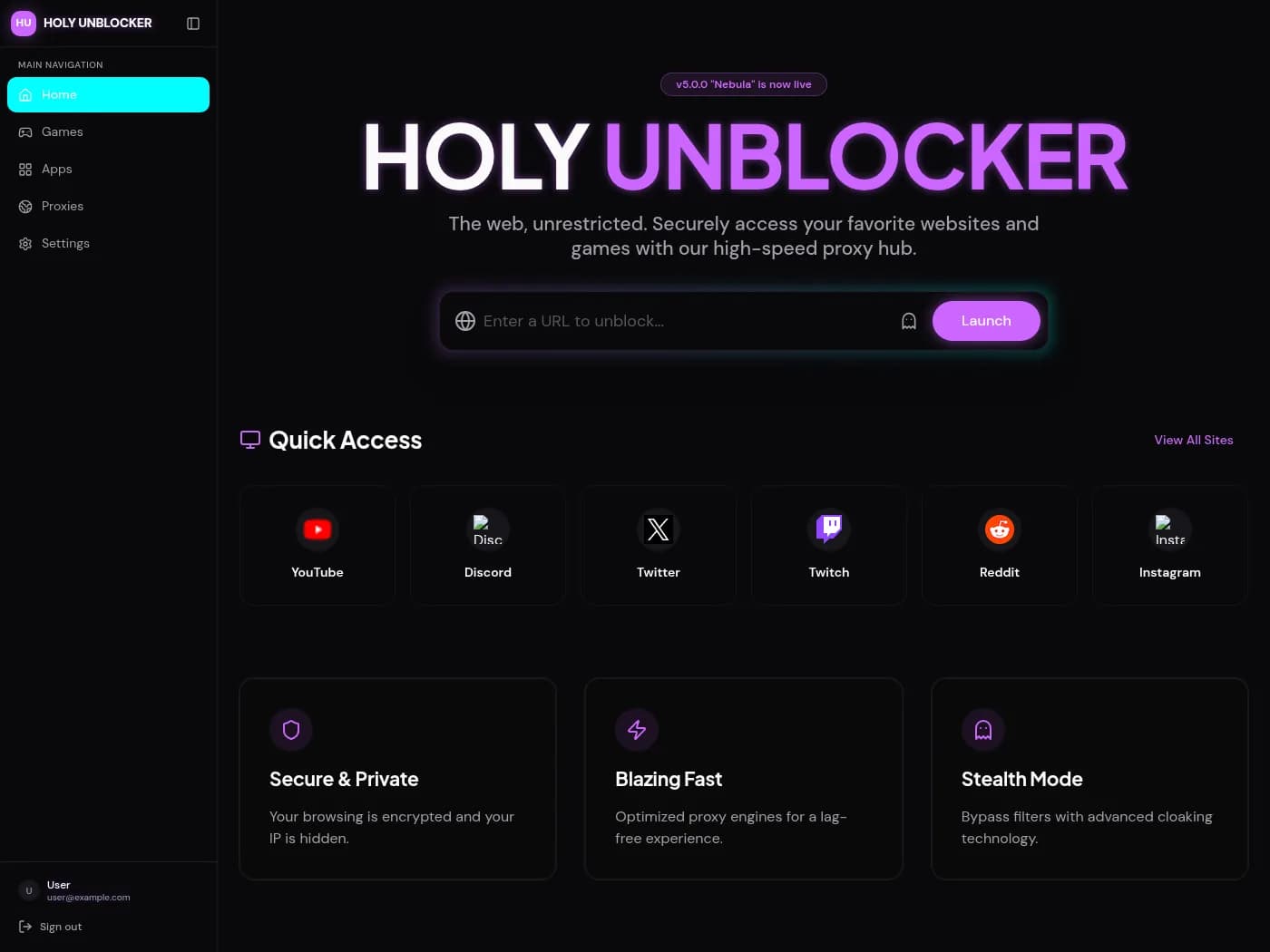 Holy Unblocker Hub