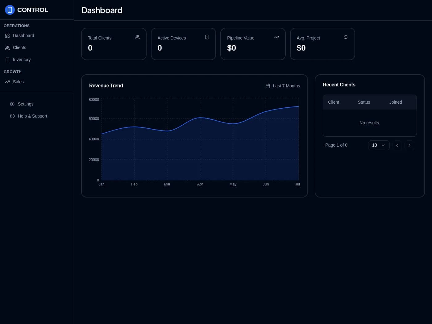 Home Automation CRM Pro