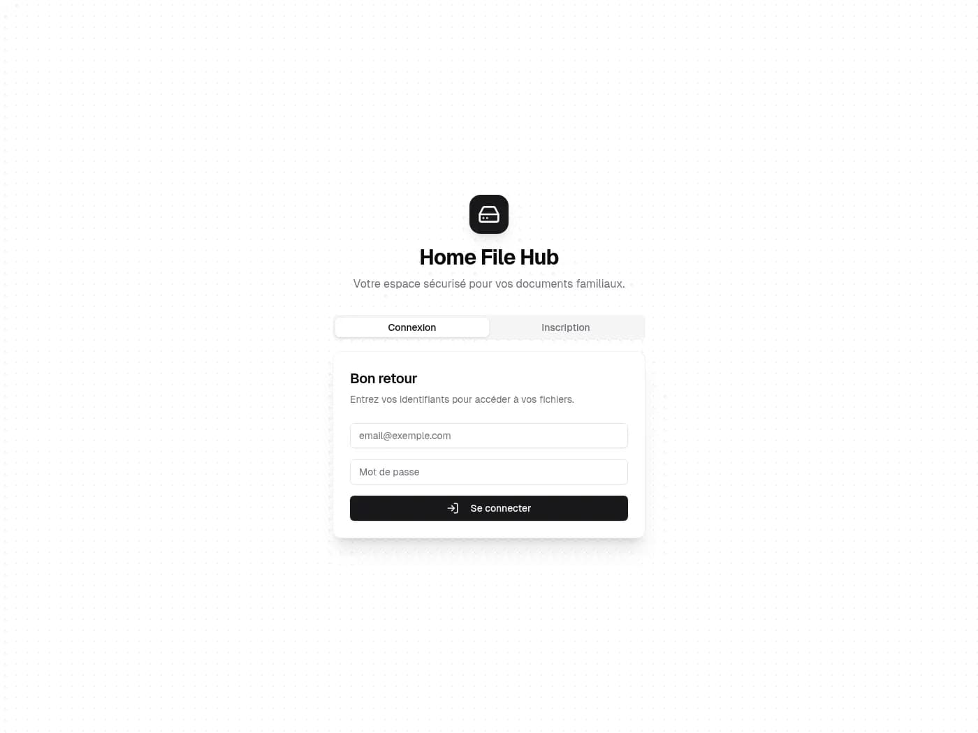 Home File Hub