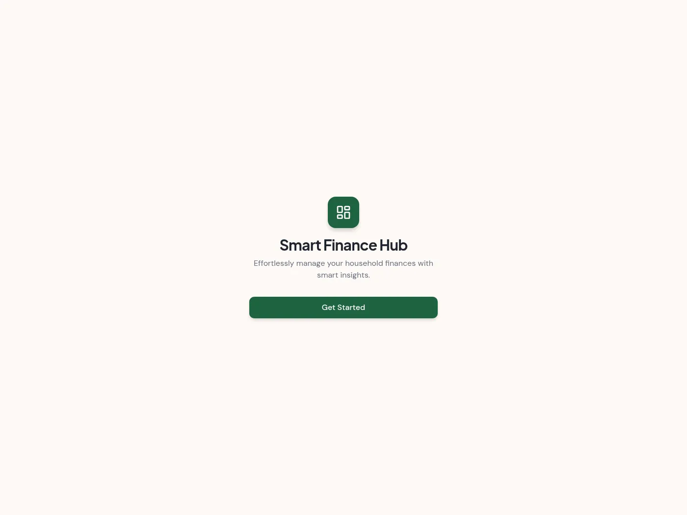 Smart Home Finance Hub