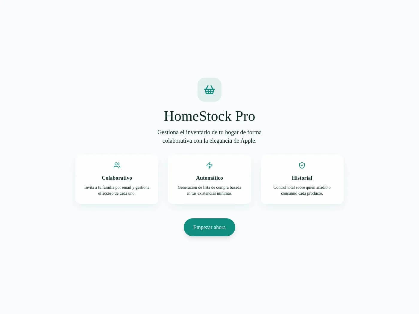 HomeStock Pro