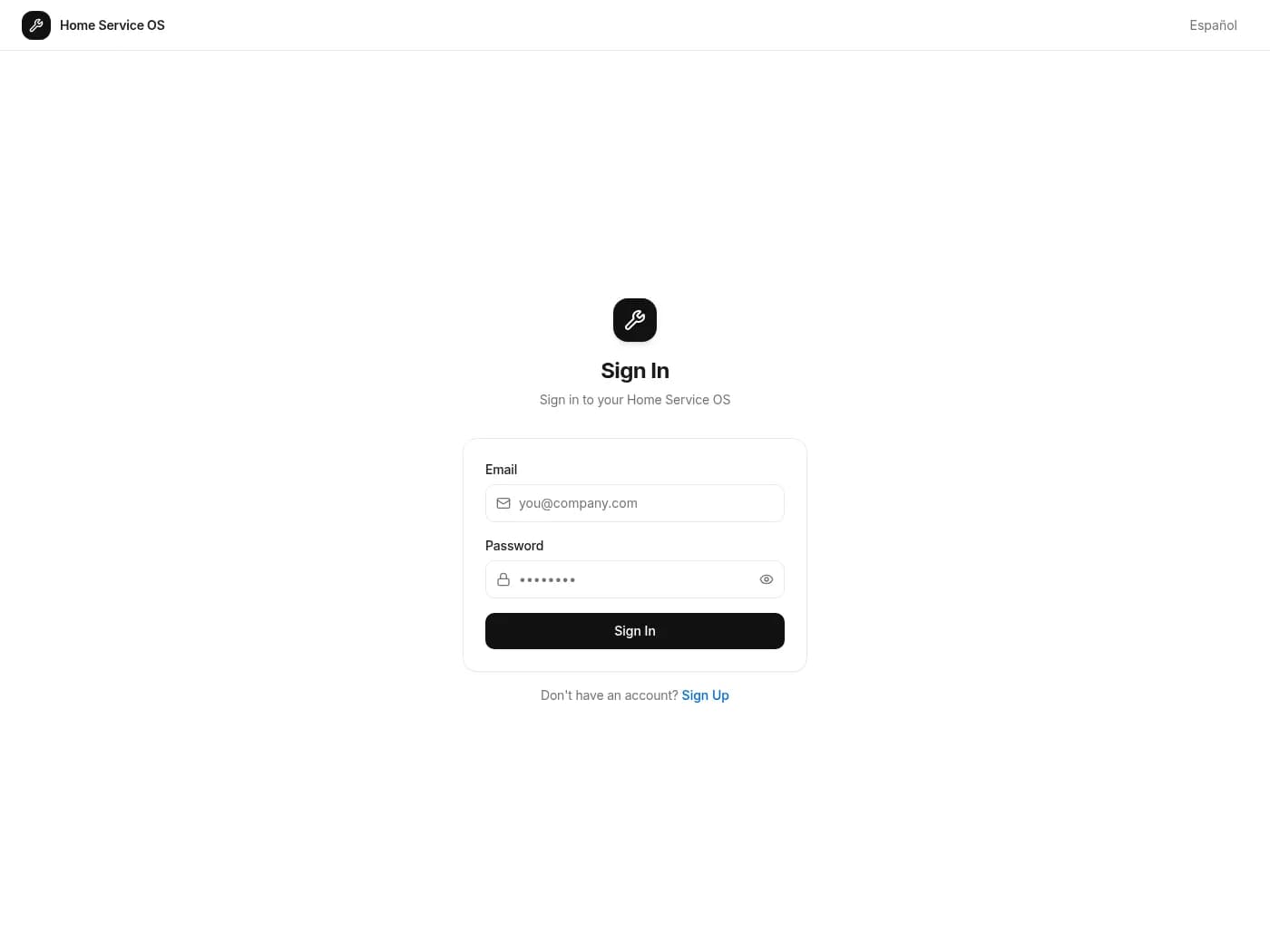 Home Service OS