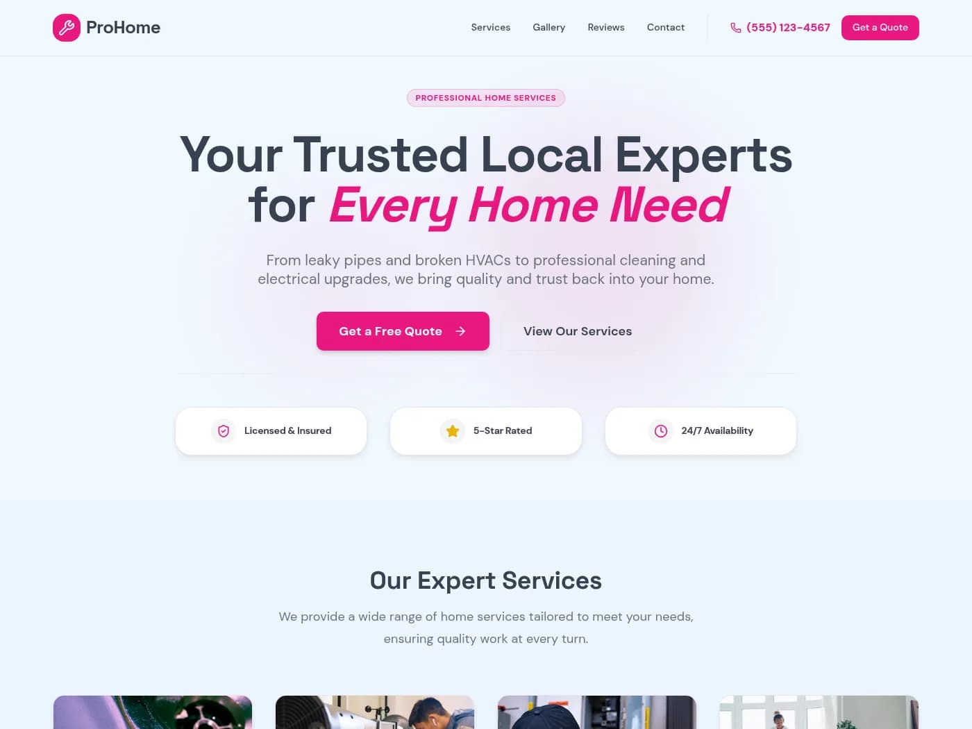 ProHome Services Site