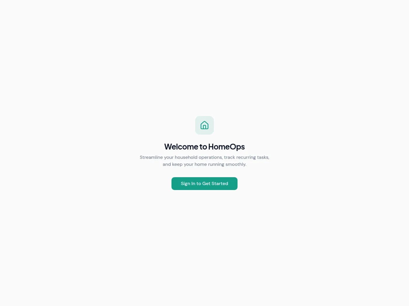 HomeOps Organizer