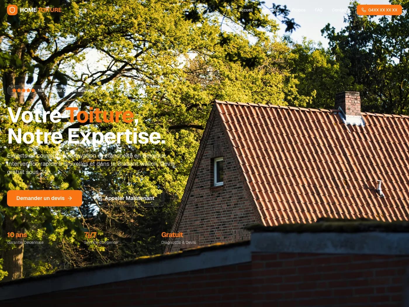 HOME TOITURE Web Présence