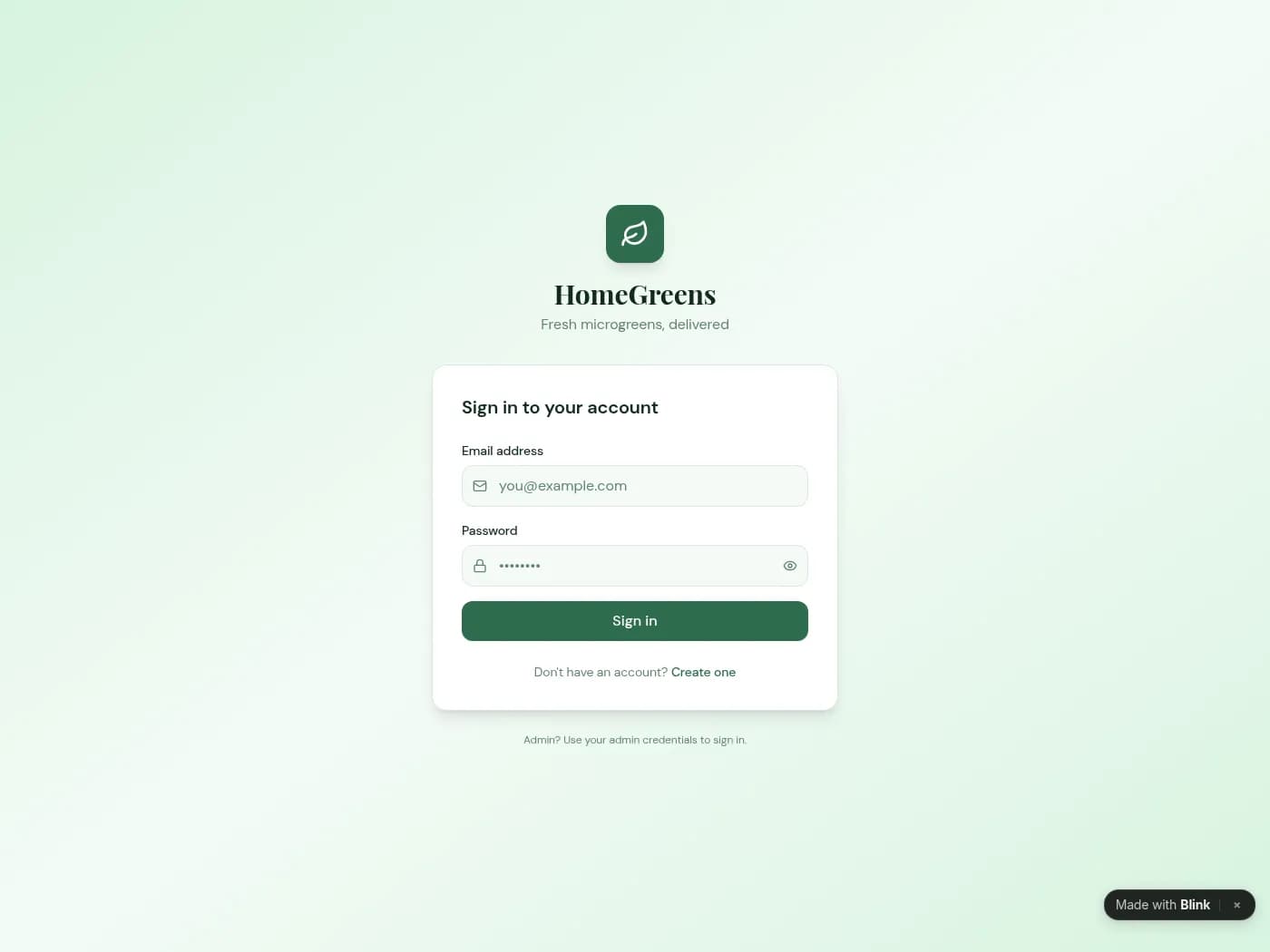 HomeGreens Platform
