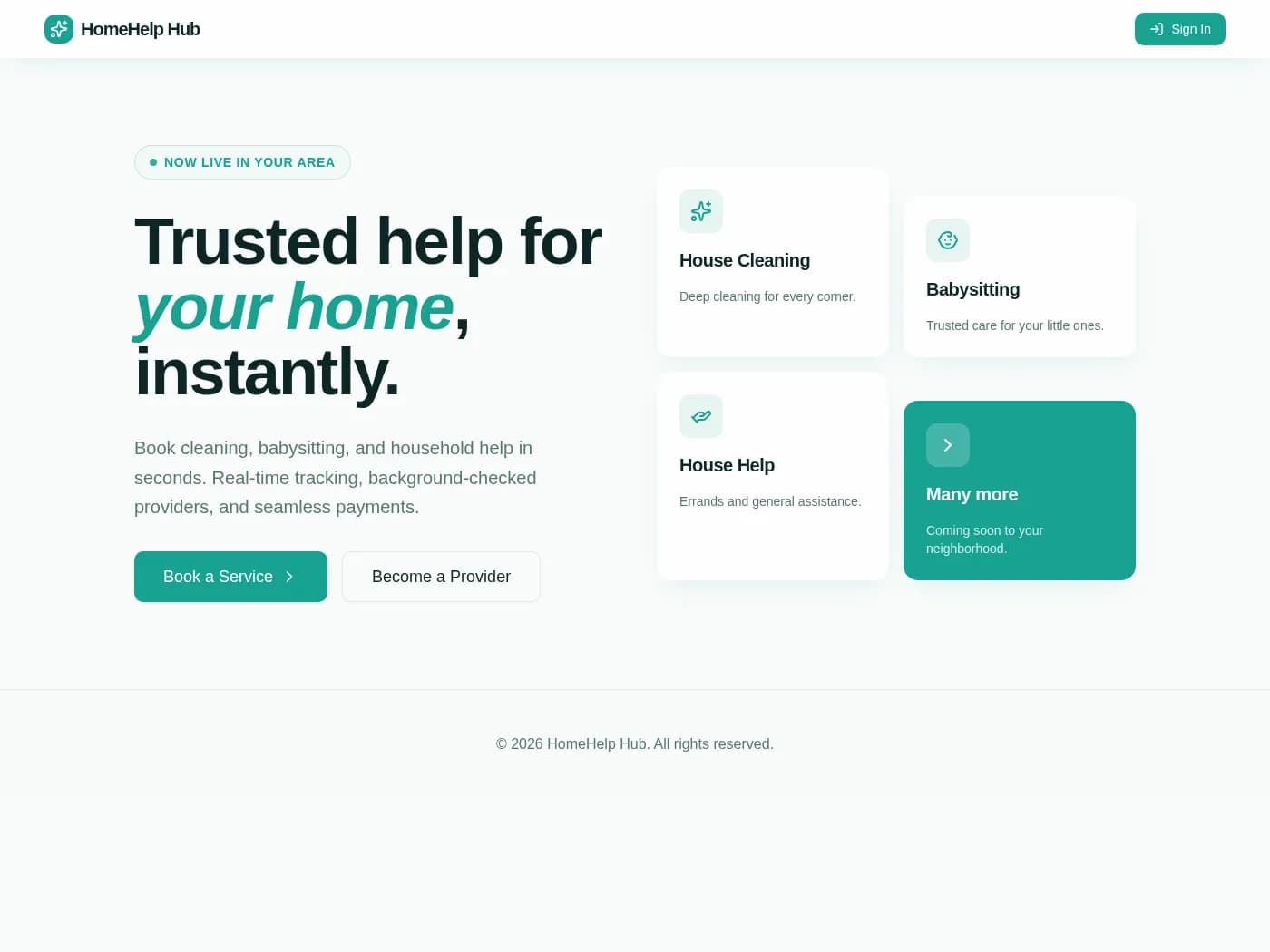 HomeHelp Hub