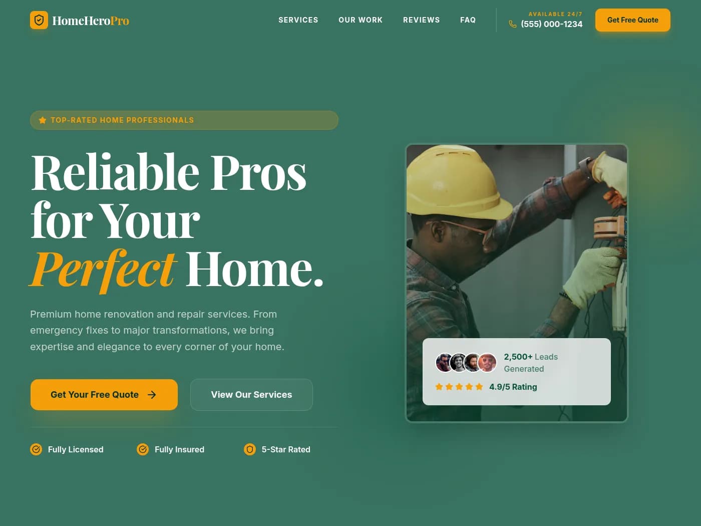 HomeHero Pro Website