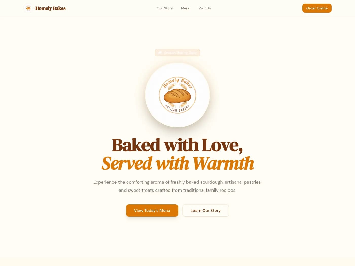 Homely Bakes Logo Maker