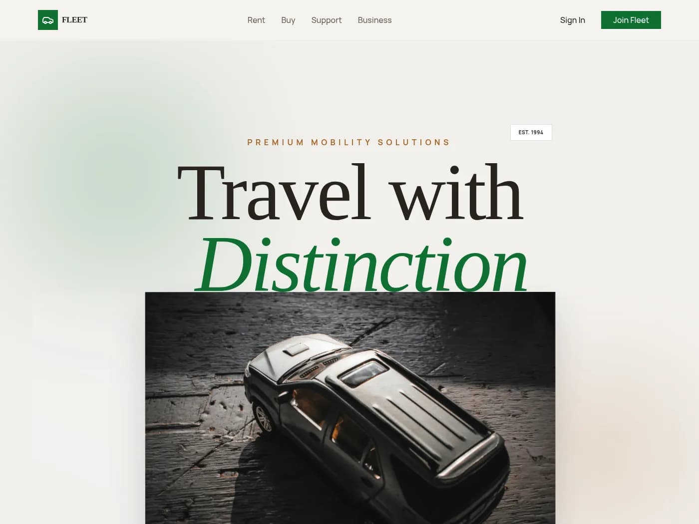 Fresh Homepage Revamp