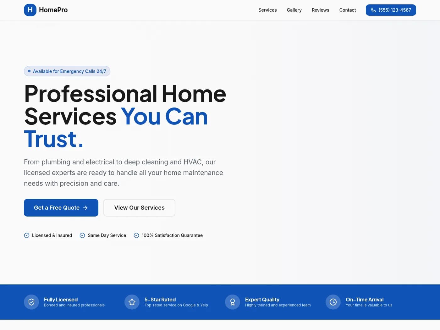 HomePro Service Site