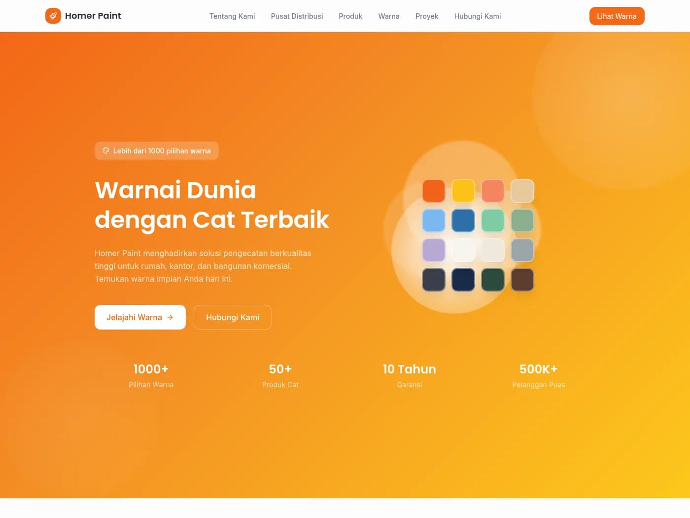 Homer Paint Website
