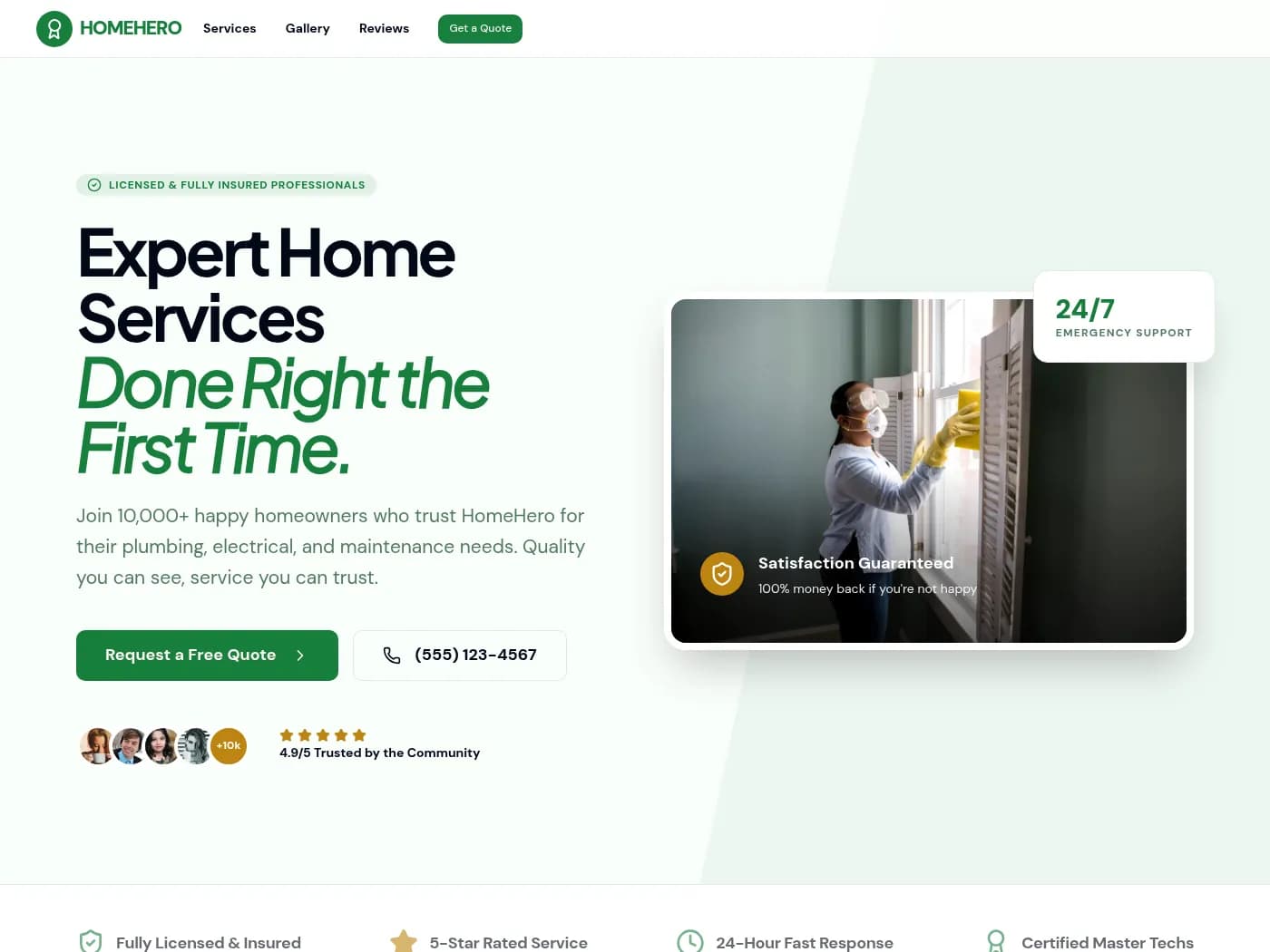 HomeHero Services Site