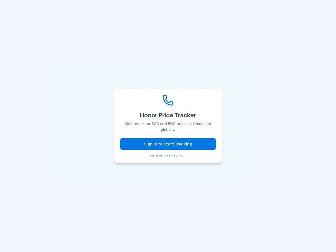 Honor Price Tracker