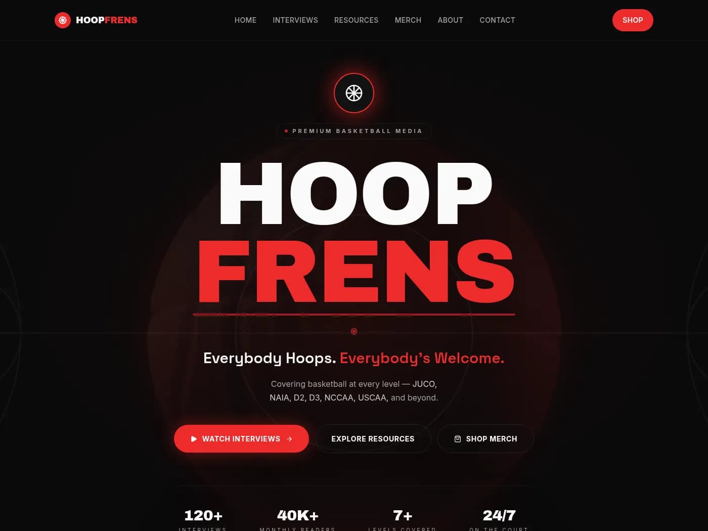 Hoop Frens Media Hub