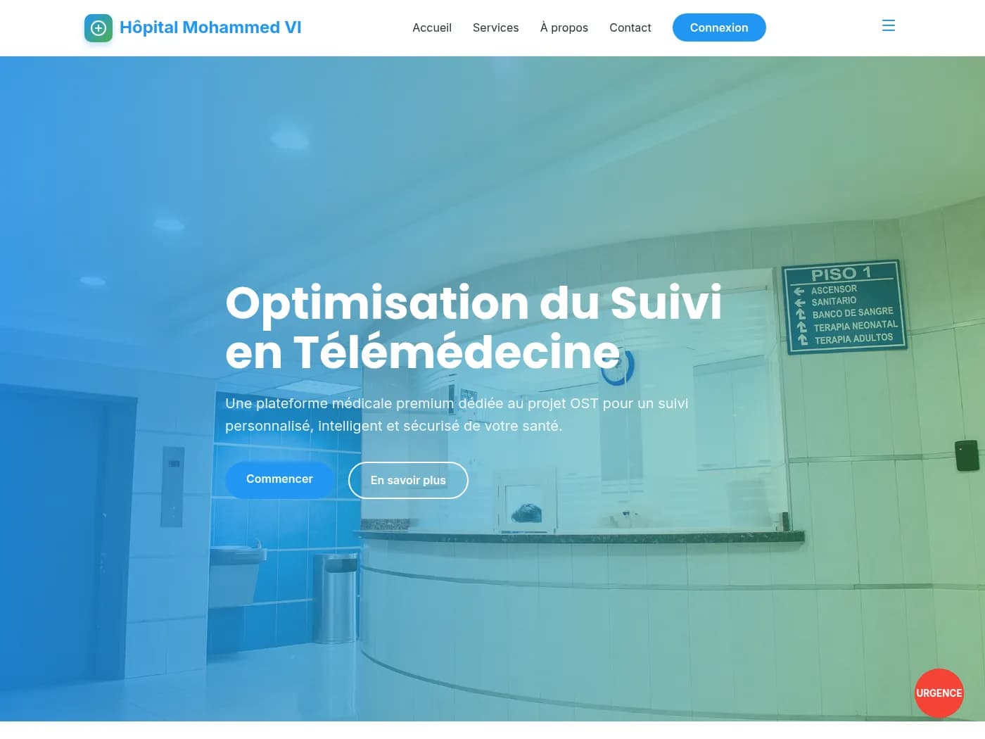 Hôpital Mohammed VI Web