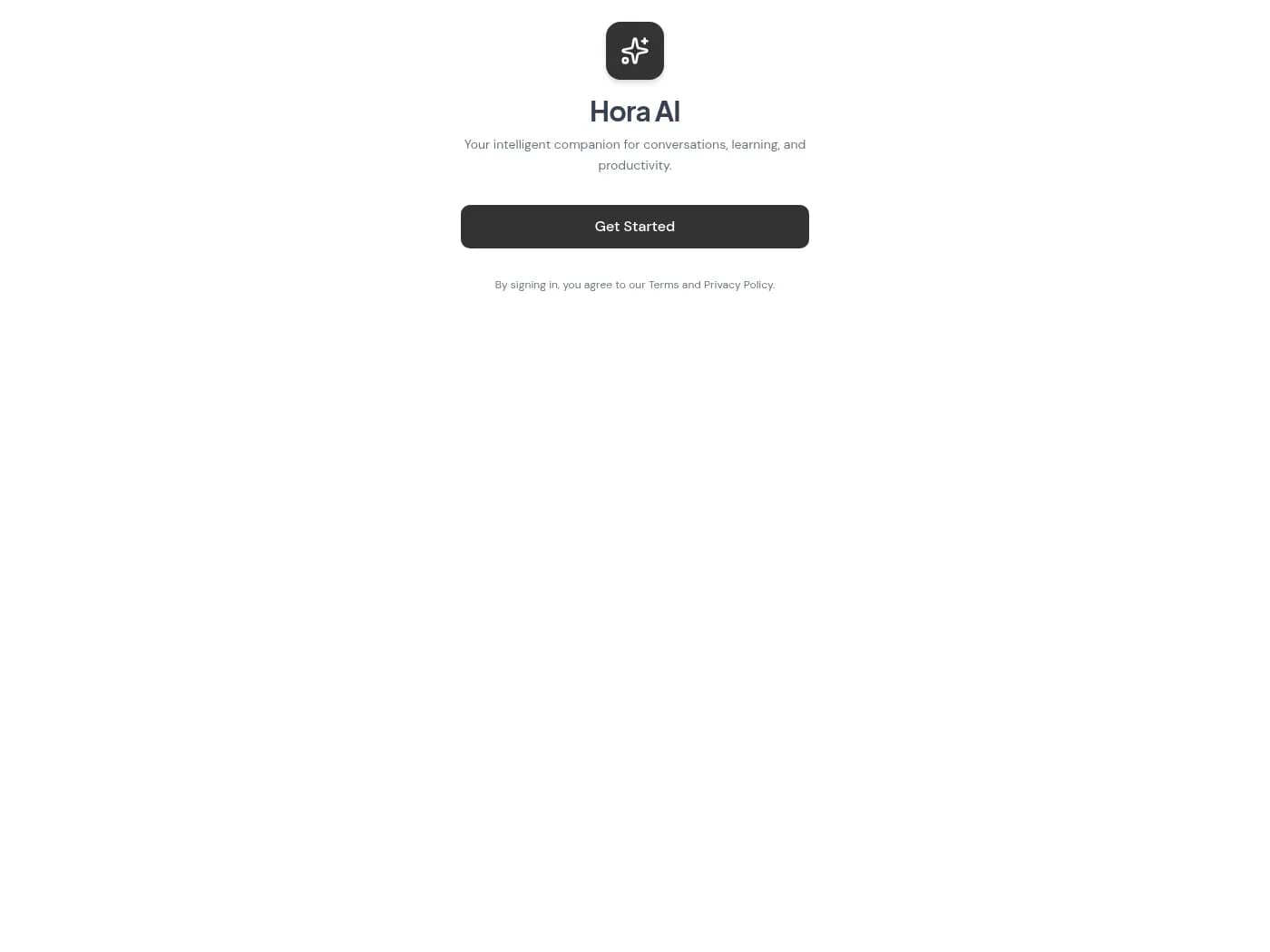 Hora AI Chat App