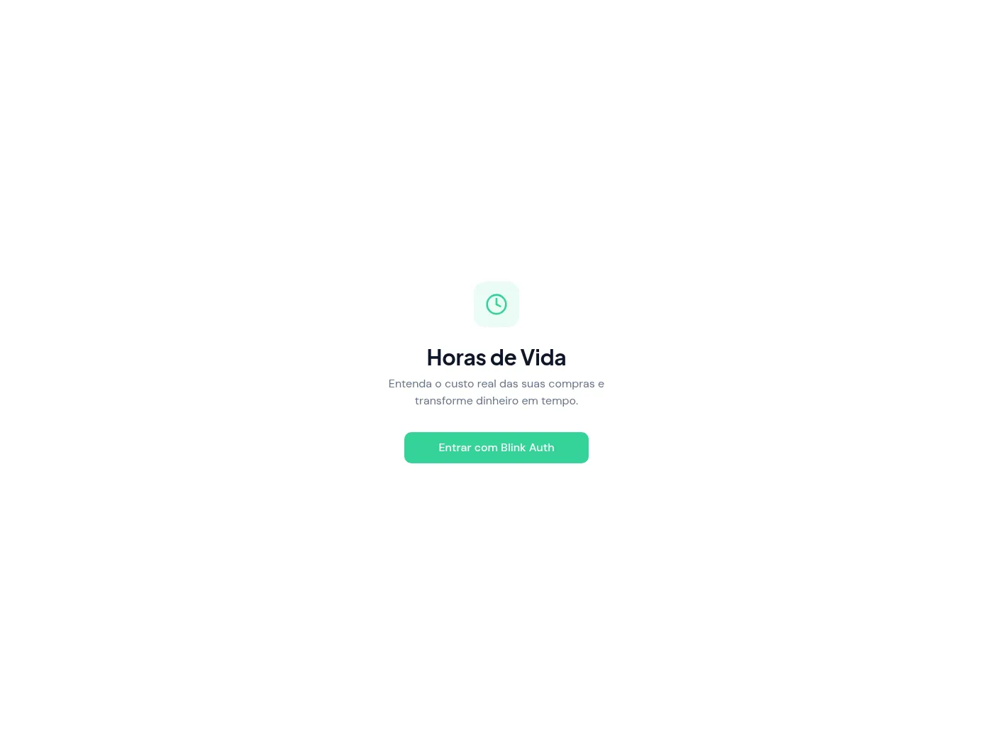 Horas de Vida App