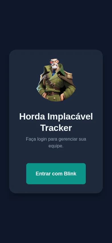 Horda Implacável Tracker