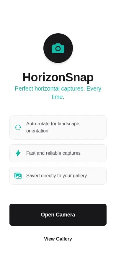 HorizonSnap Mobile