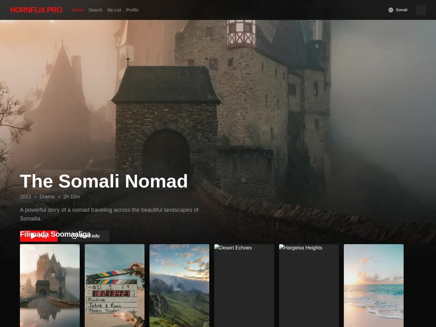 Hornflix Pro PWA