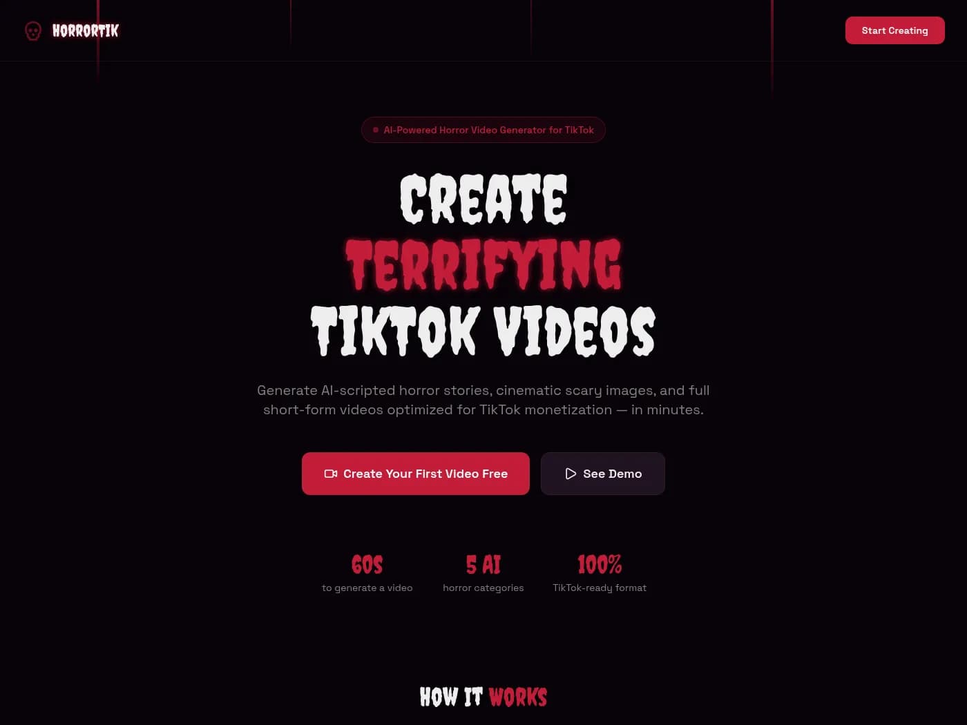 HorrorTik Video Maker