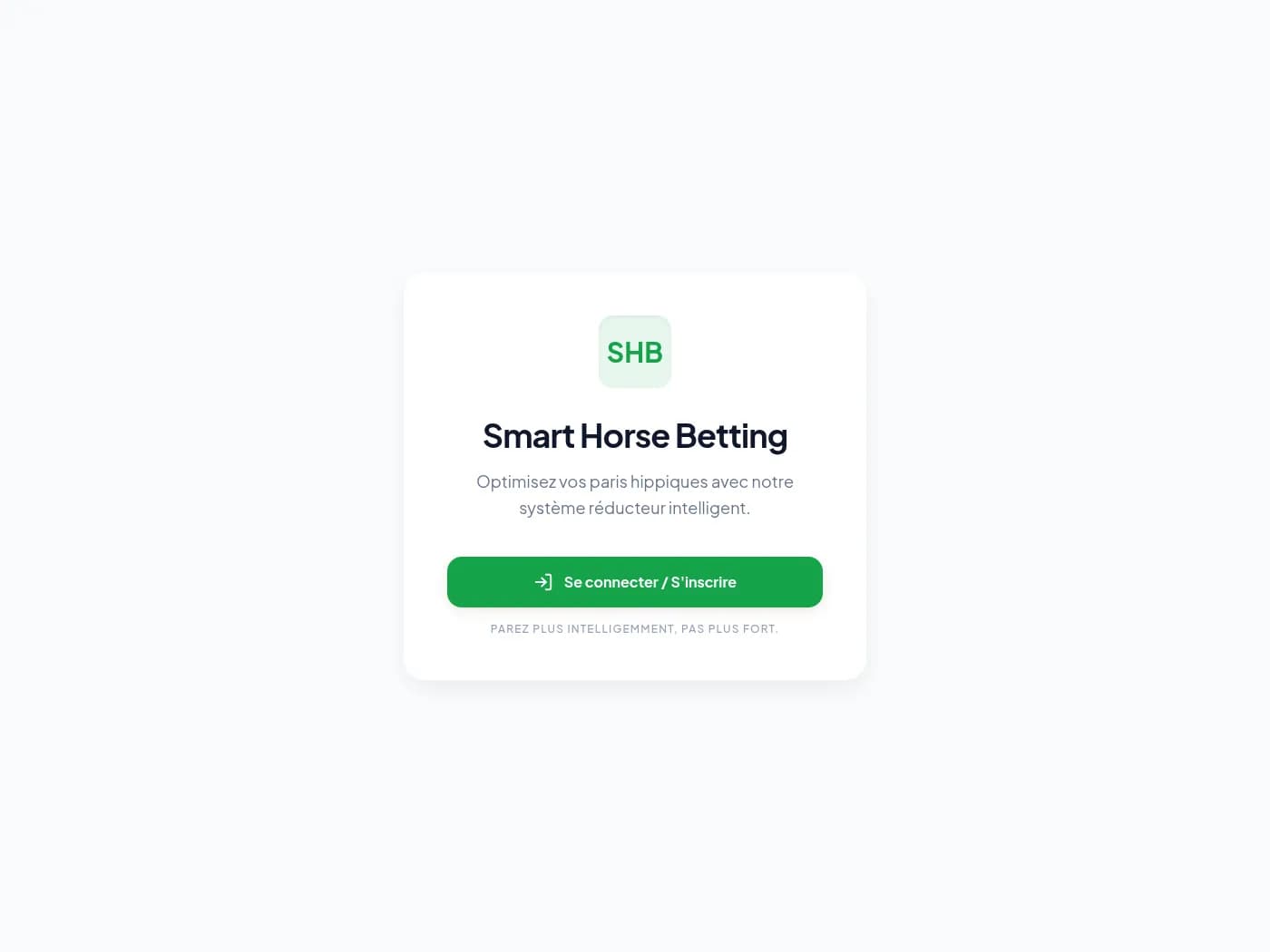 Smart Horse Betting