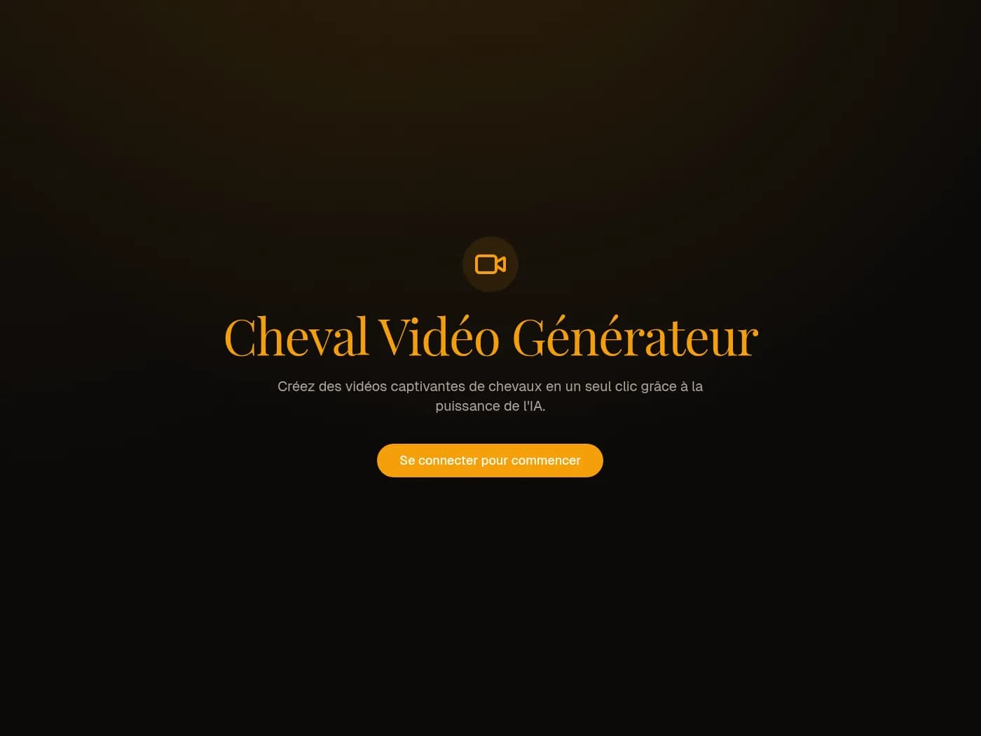 Cheval Vidéo Générateur