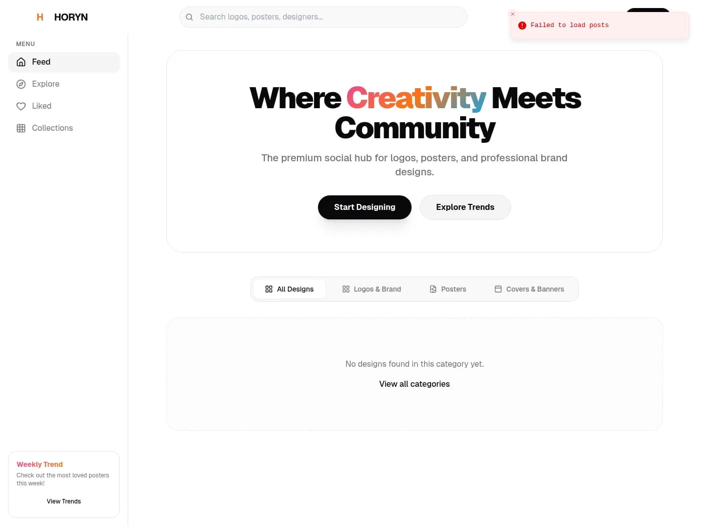 HORYN Design Social Hub