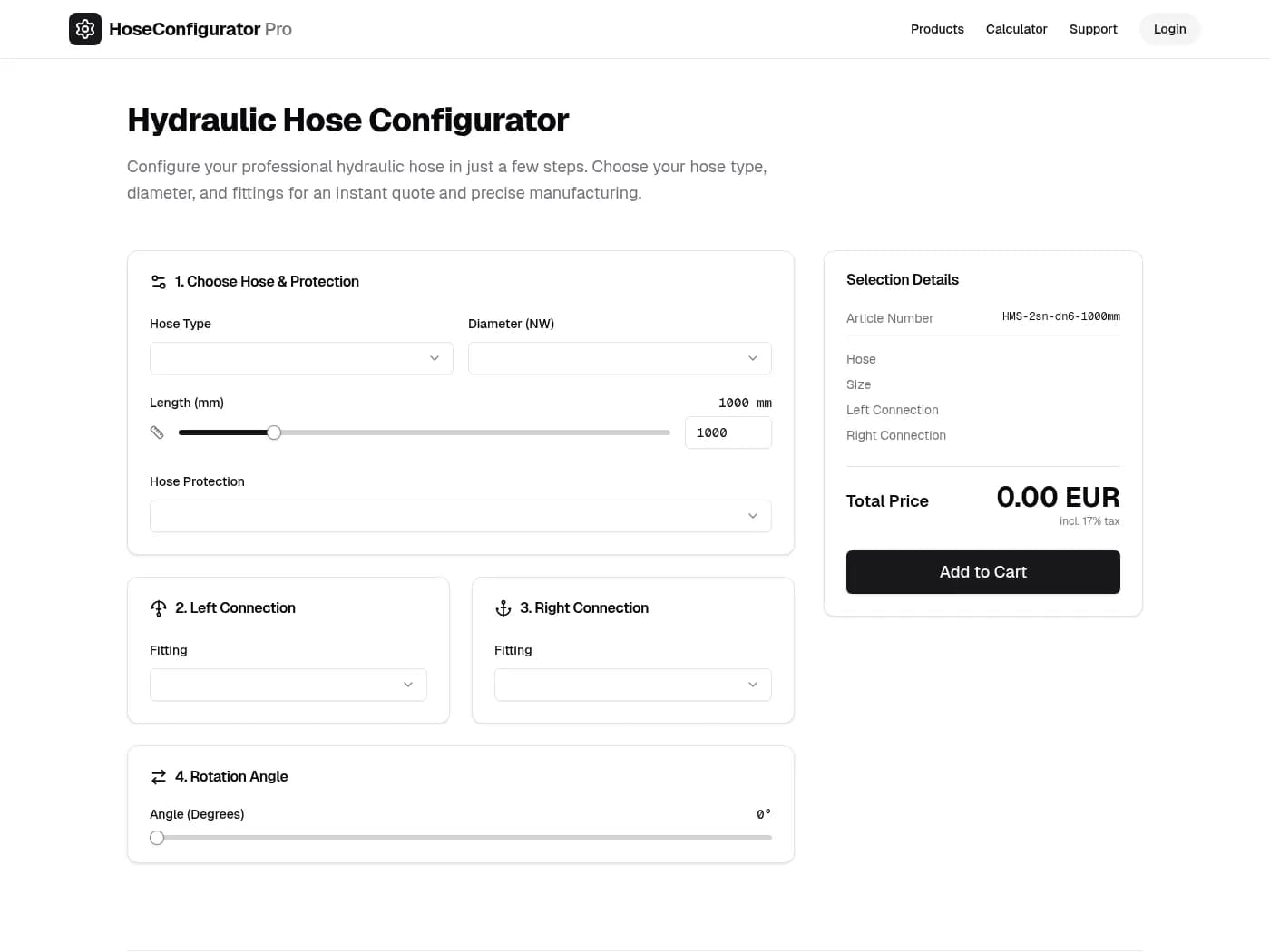 HoseConfigurator Pro