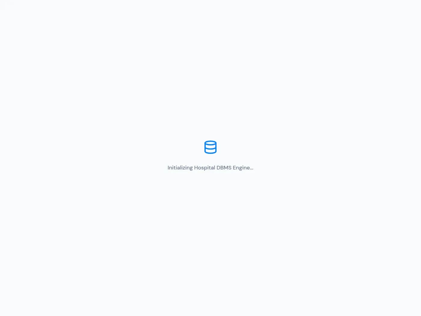 Hospital Patient DBMS