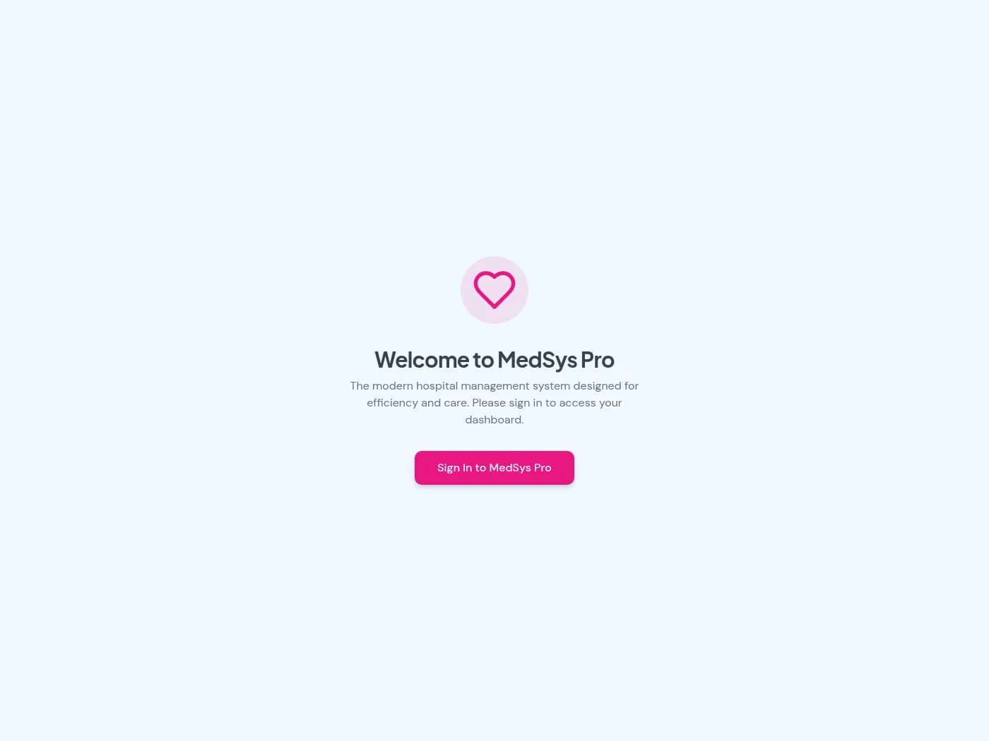 MedSys Pro