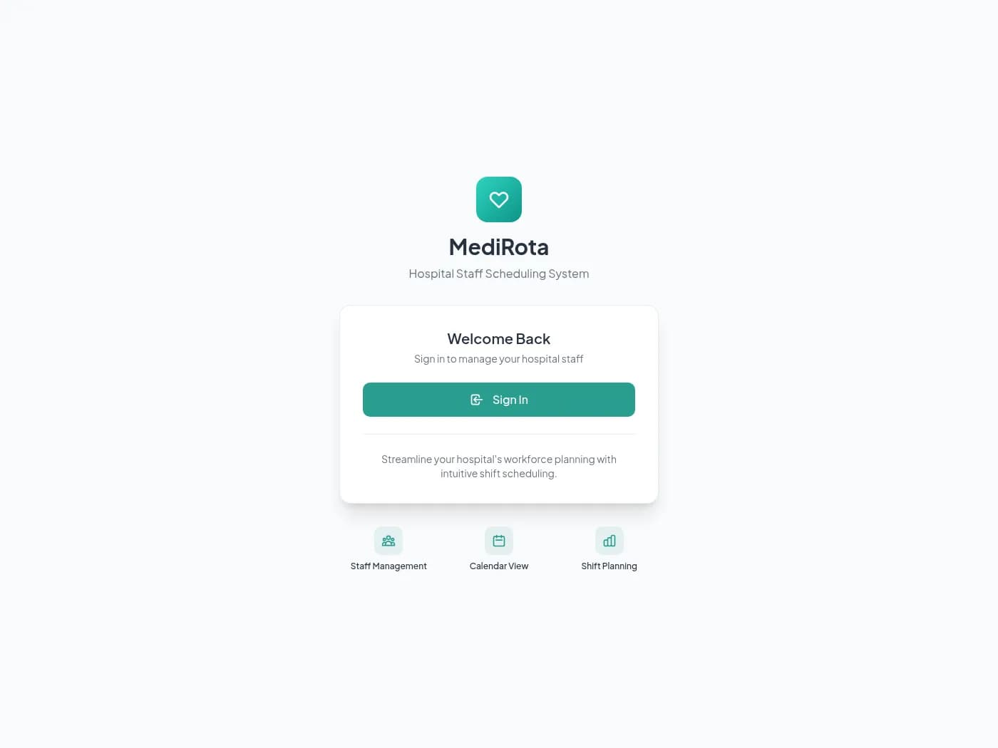 Hospital Rota System