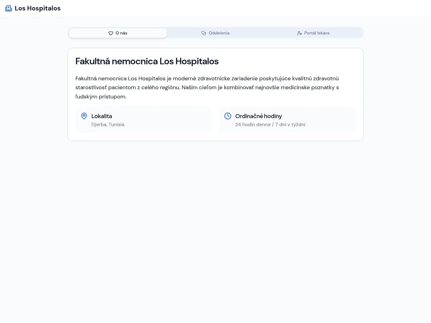 Los Hospitalos Portal