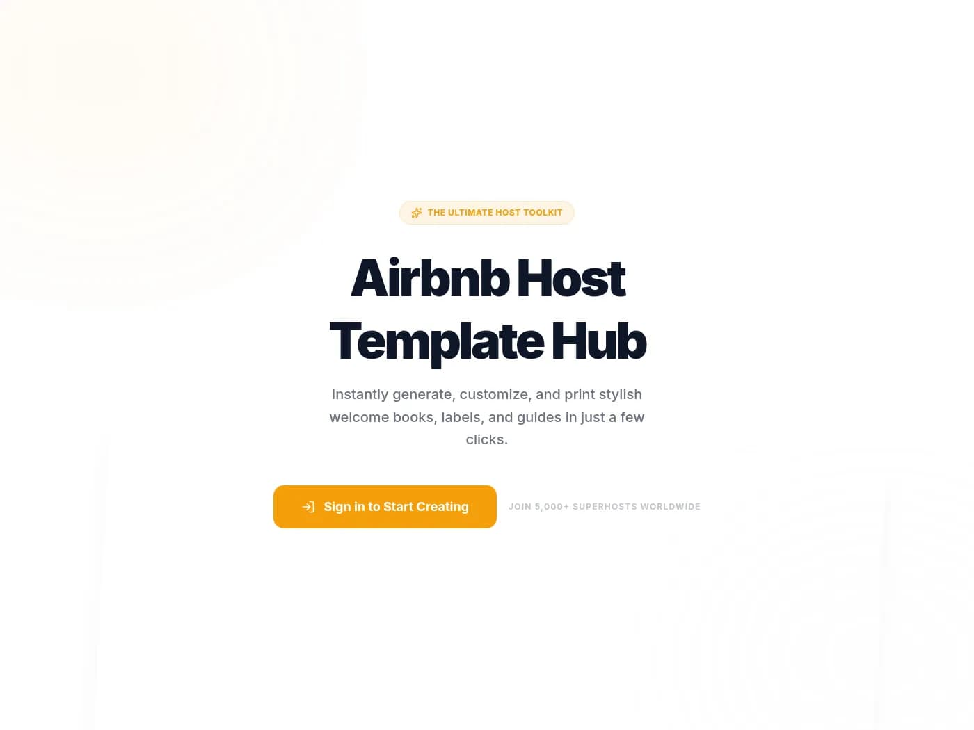 Airbnb Host Template Hub