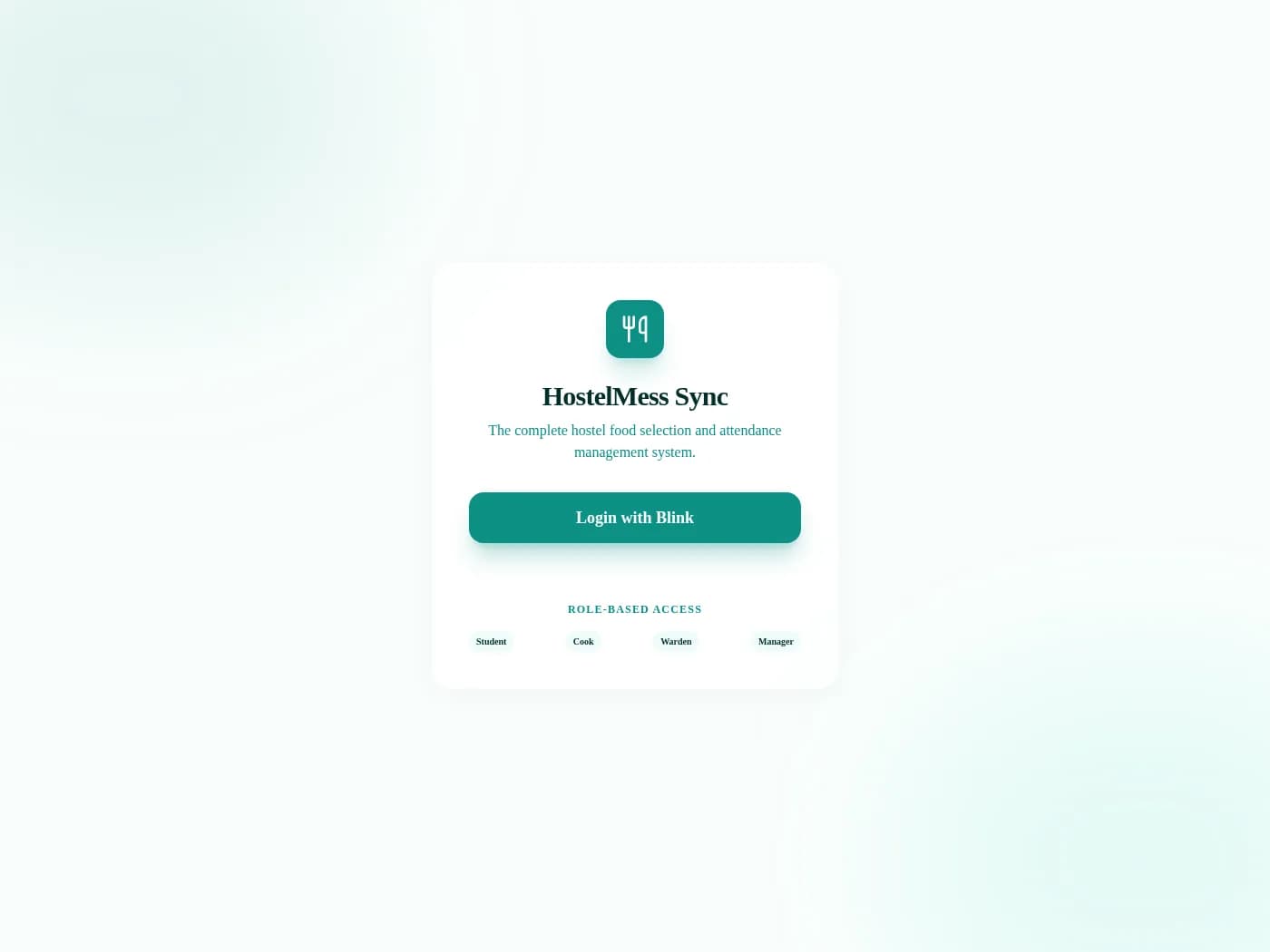 HostelMess Sync