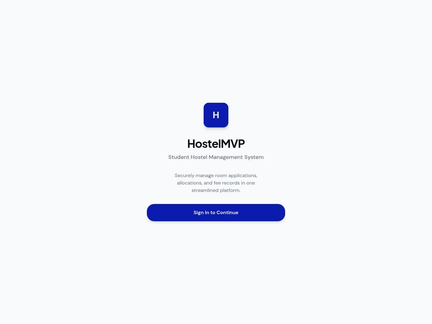 HostelMVP
