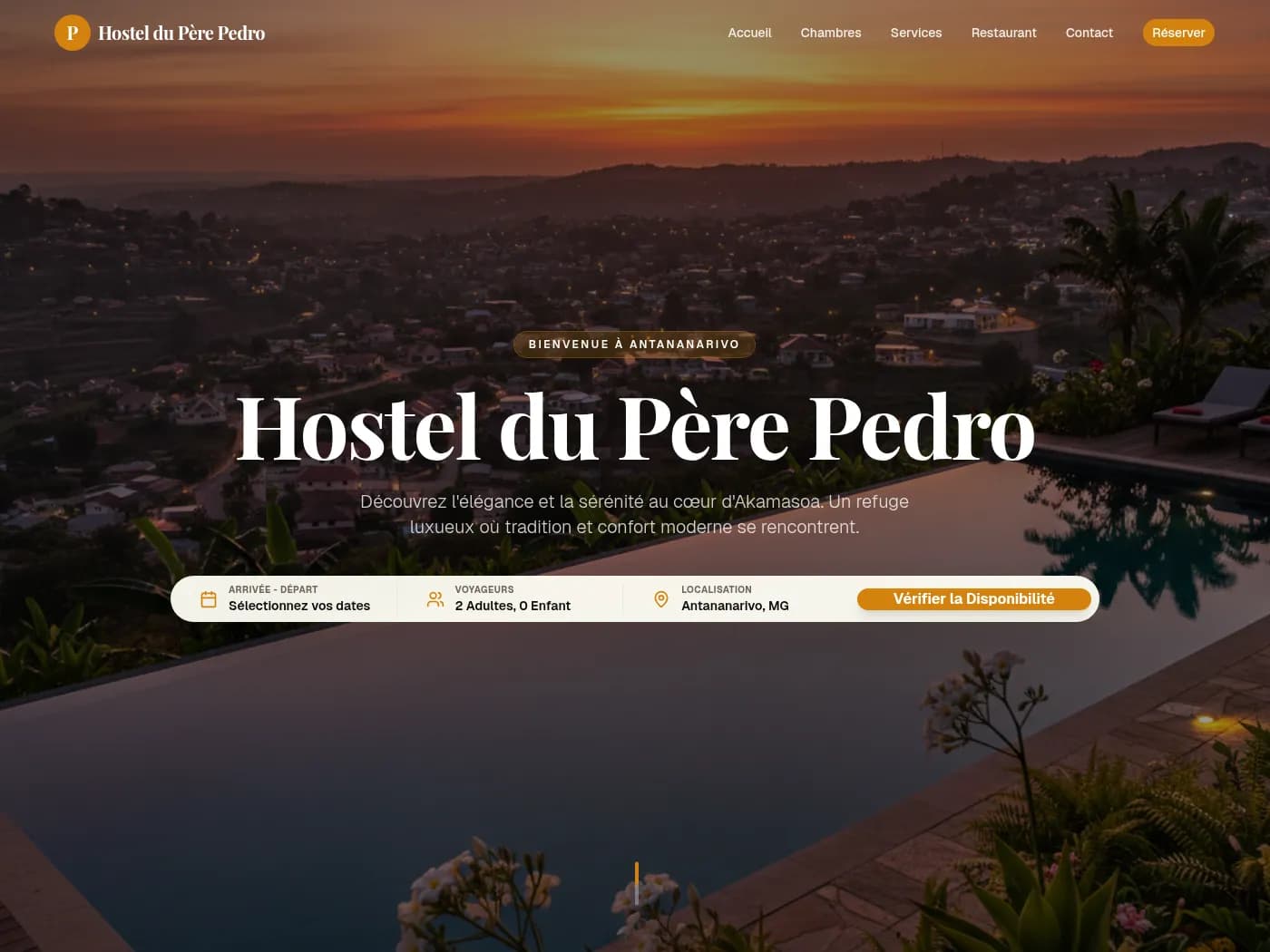 Hostel Pedro Web Portal