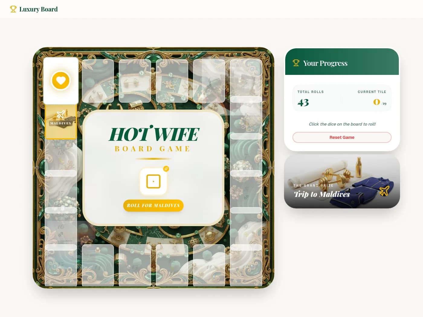 Hot Wife Boardgame