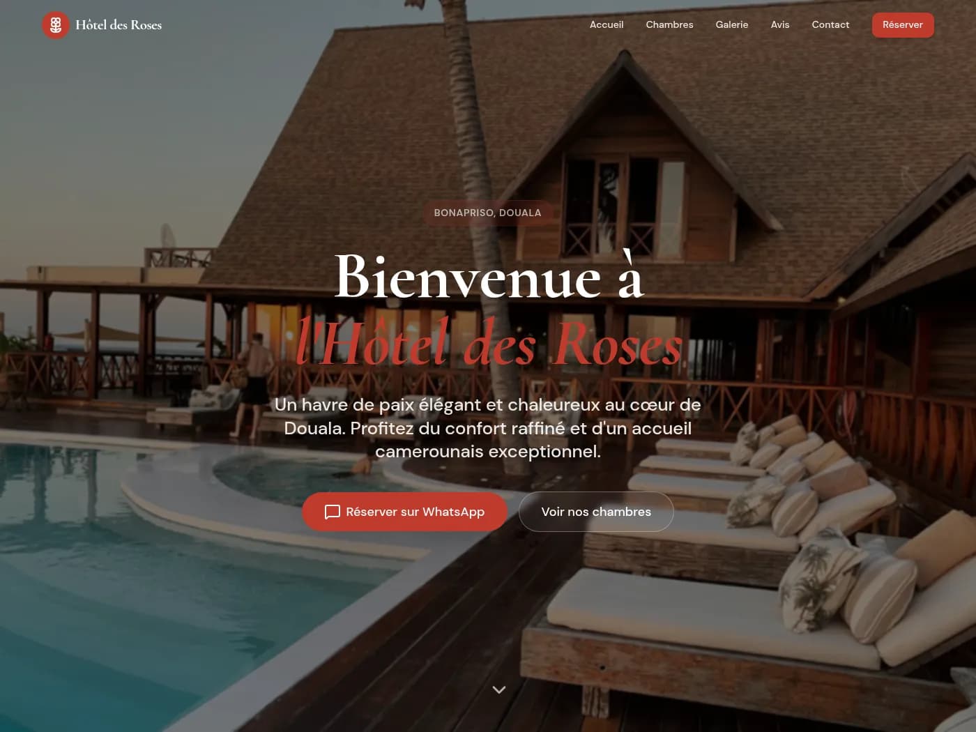 Hôtel des Roses Site