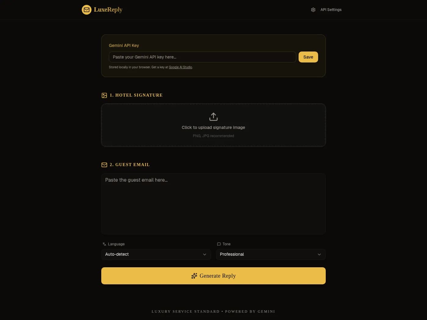 Luxury Hotel Email Assistant