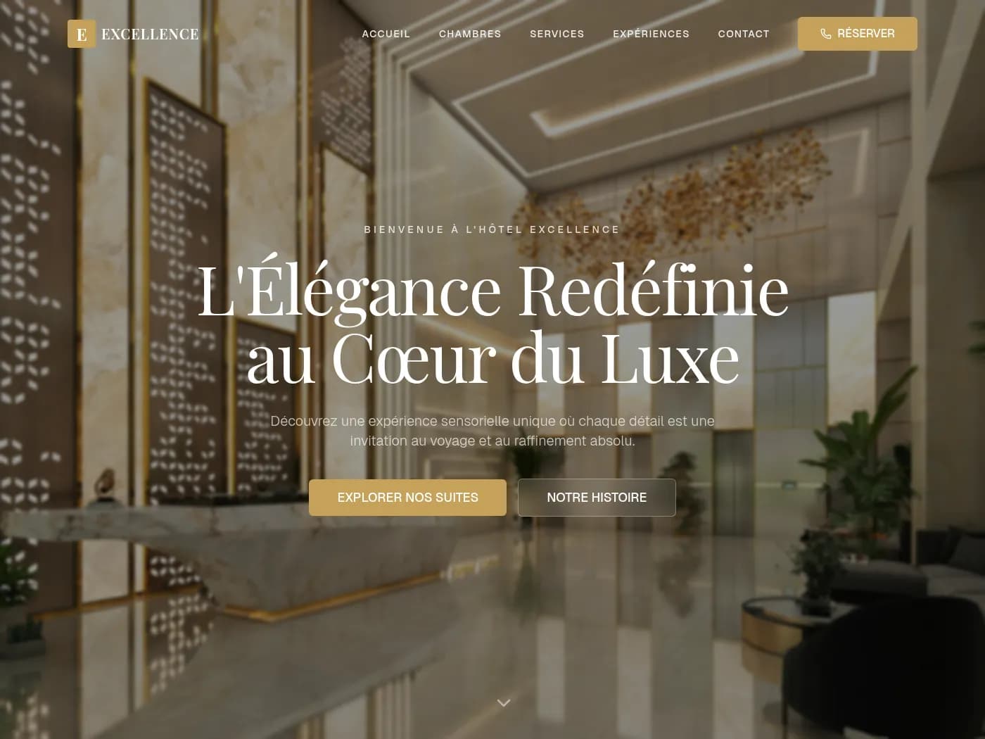 Hôtel Showcase Page
