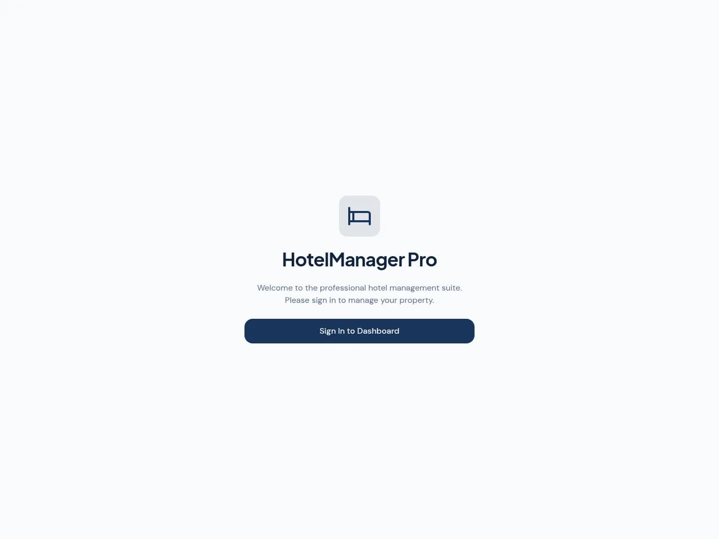 HotelManager Pro