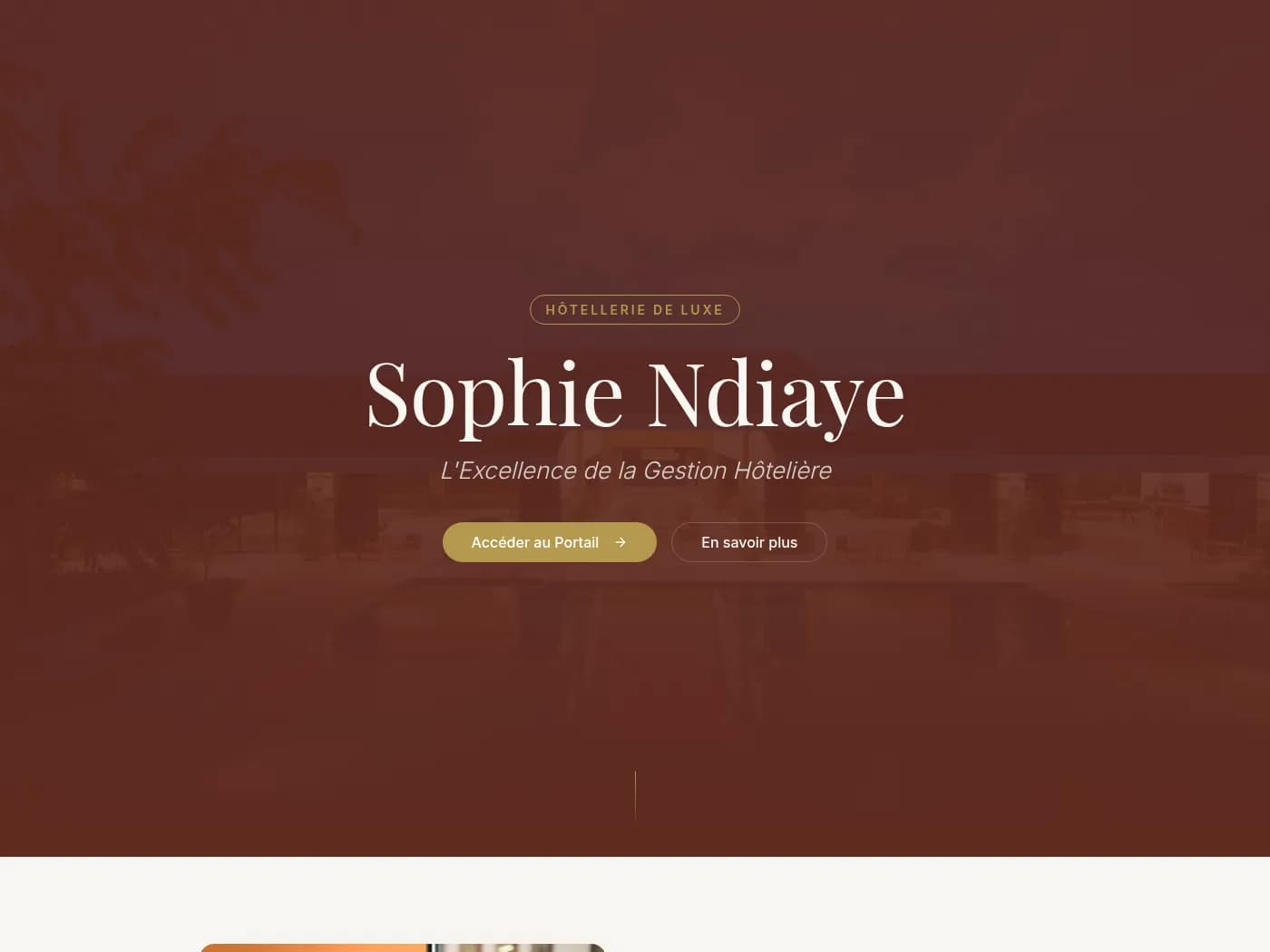 Sophie Ndiaye Hotel Portal