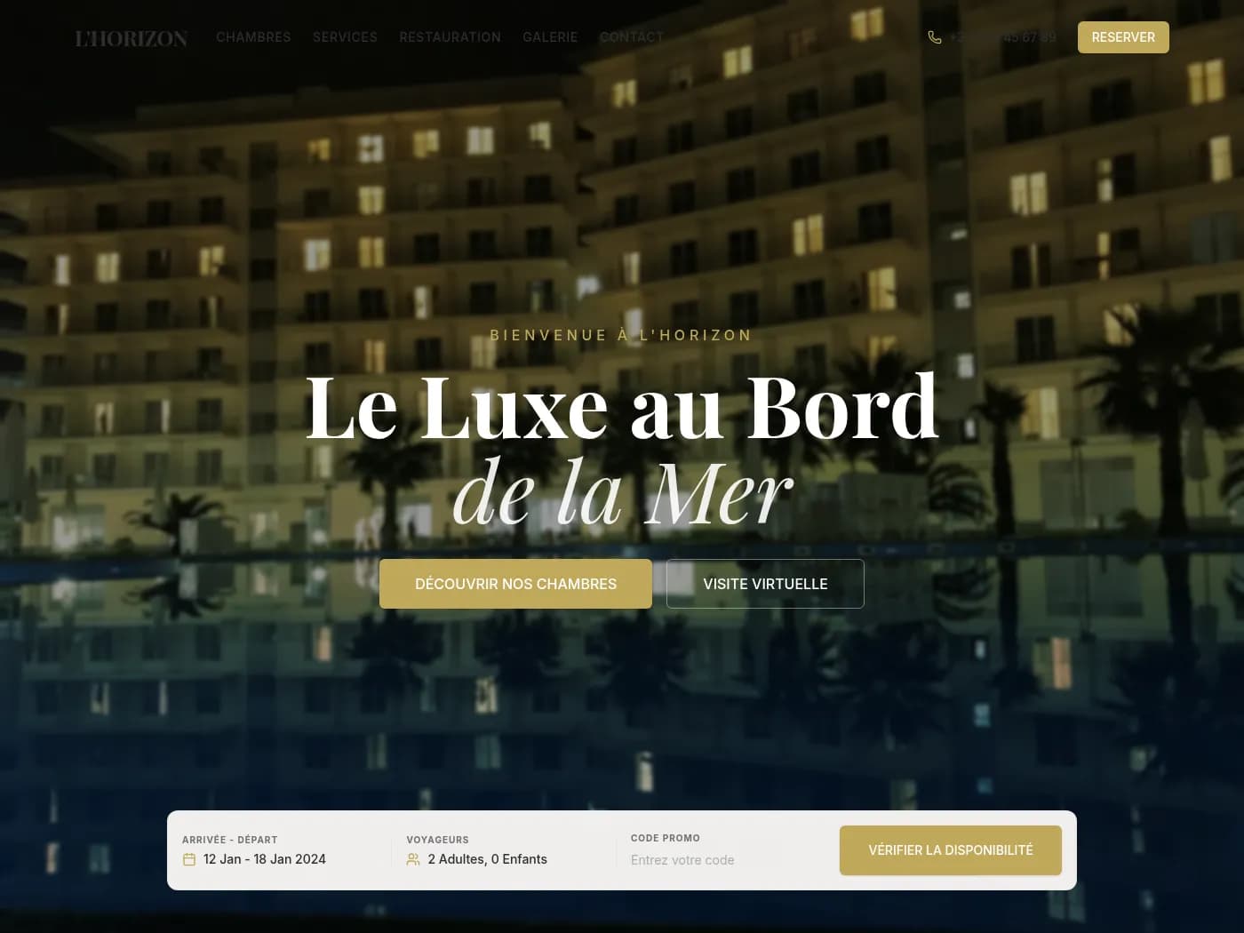 Hotel Webpage Showcase