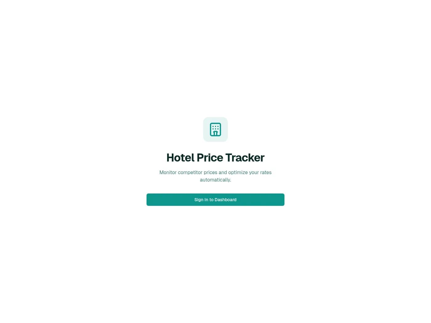 Hotel Price Tracker