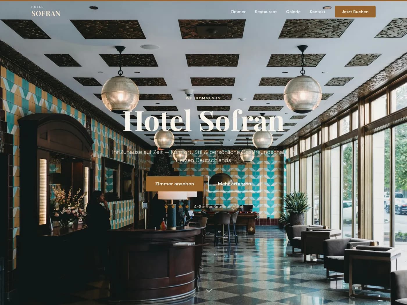 Hotel Sofran Web Demo