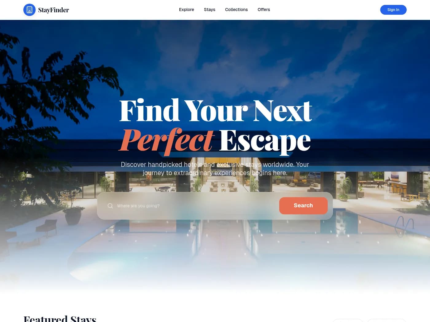 StayFinder Hotel Hub