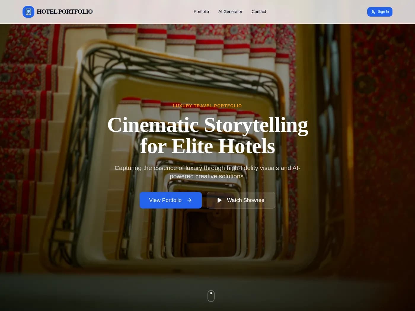 Hotel Portfolio AI