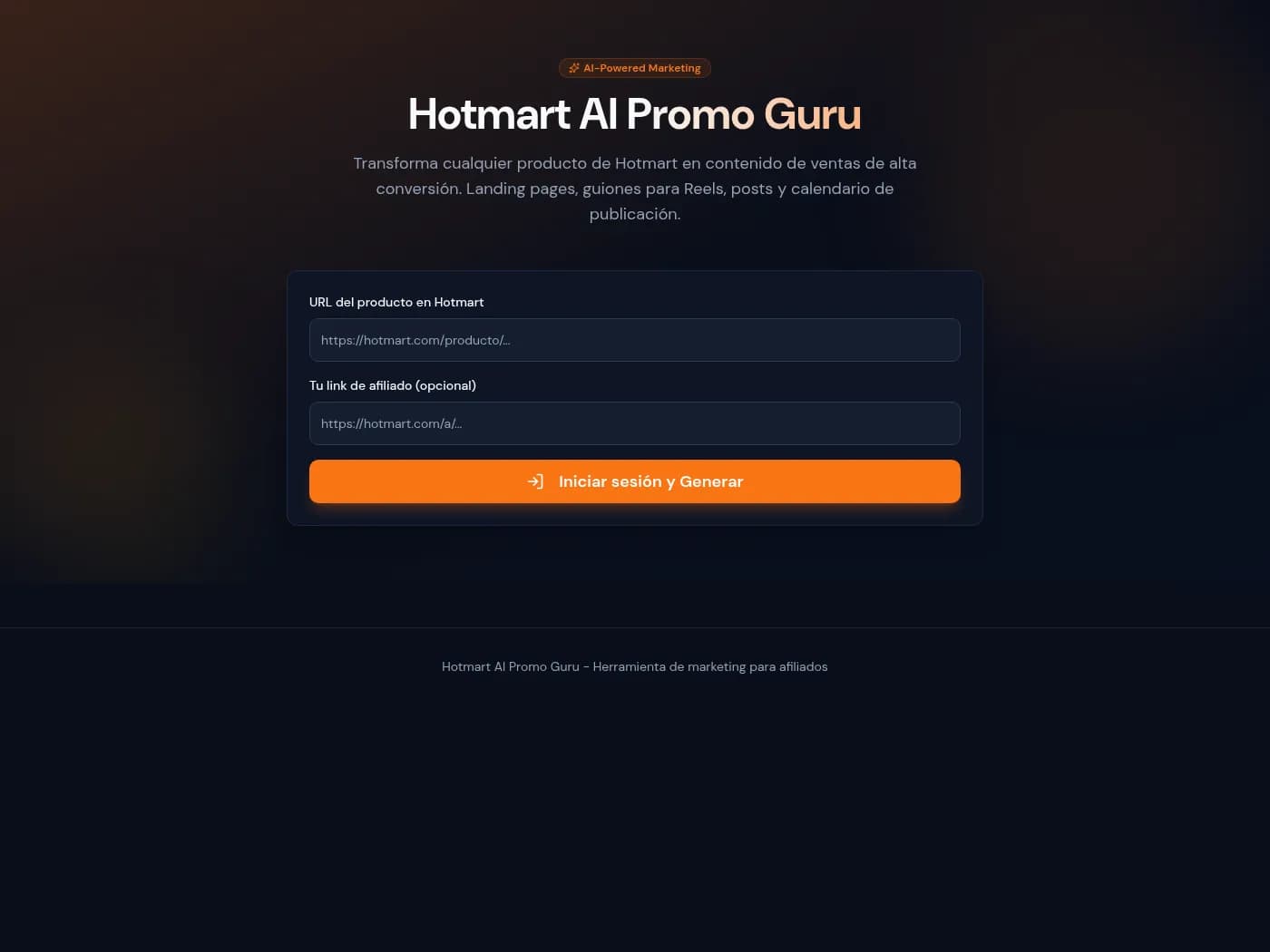 Hotmart AI Promo Guru
